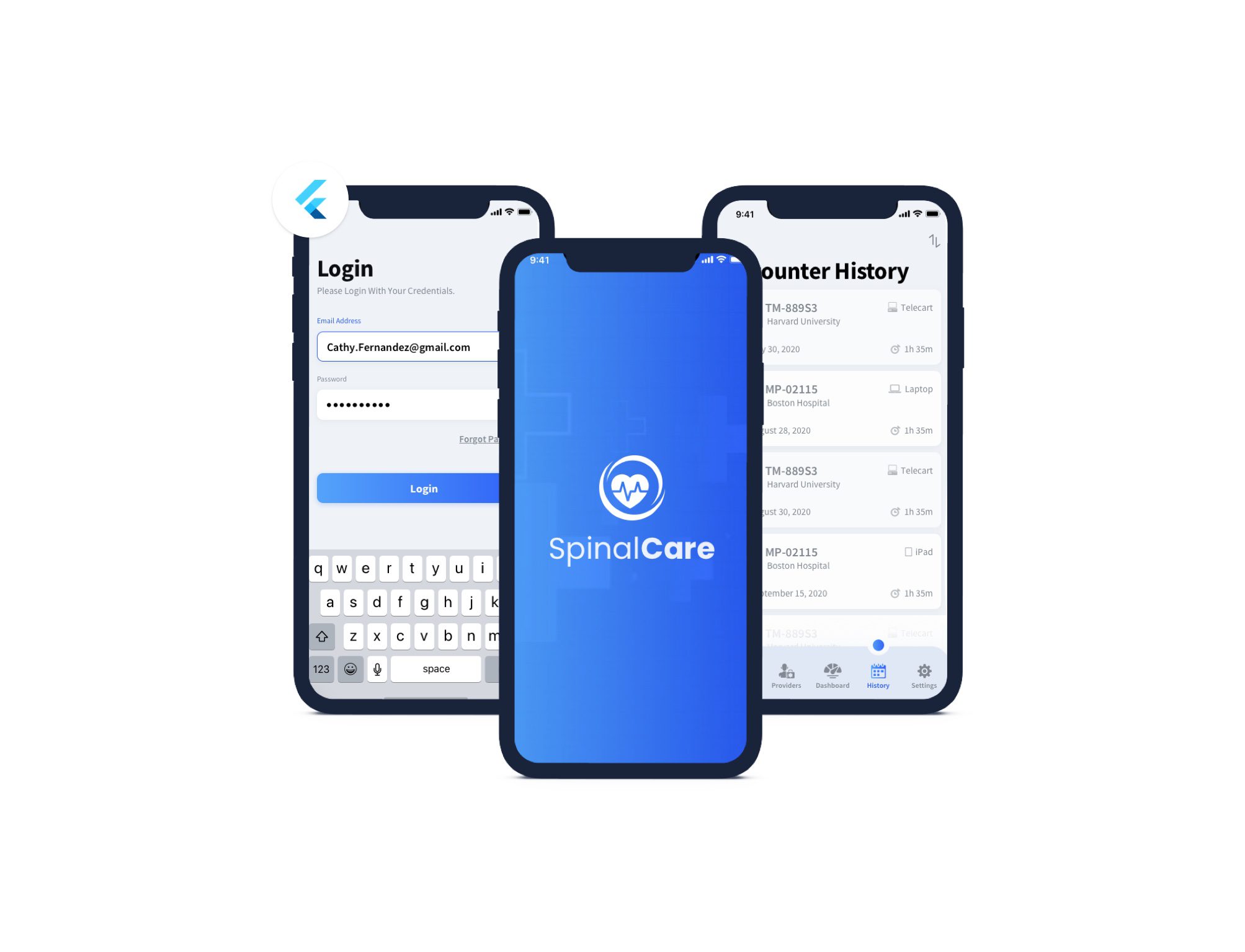 Spinal Care - Flutter Mobile App Development - Zehntech