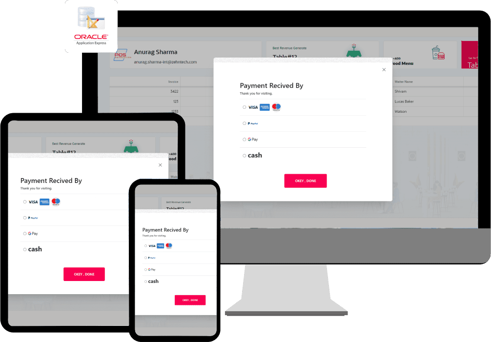 RESTRO POS - Oracle Apex Development | Zehntech