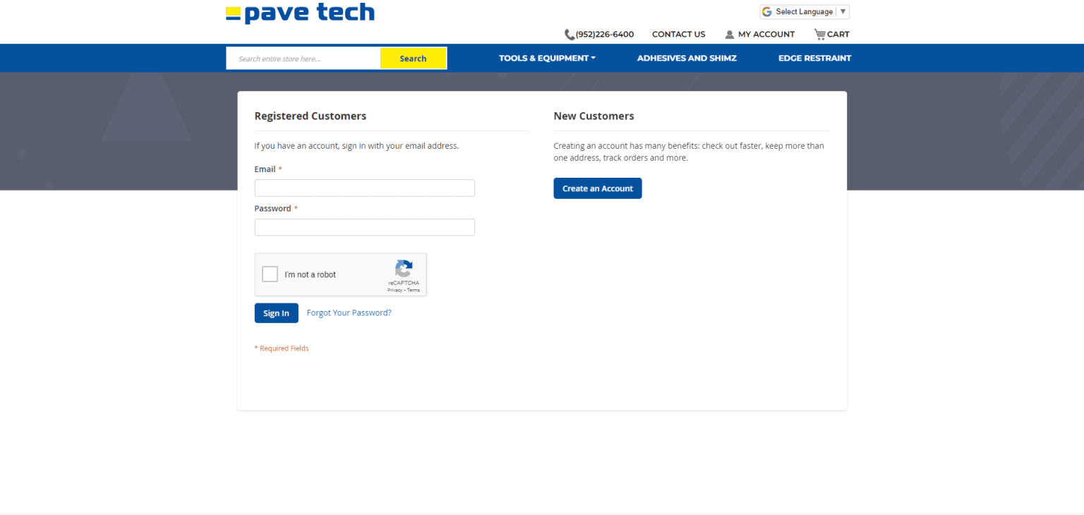 Pavetech : Website Redesign, Migration, & Customization