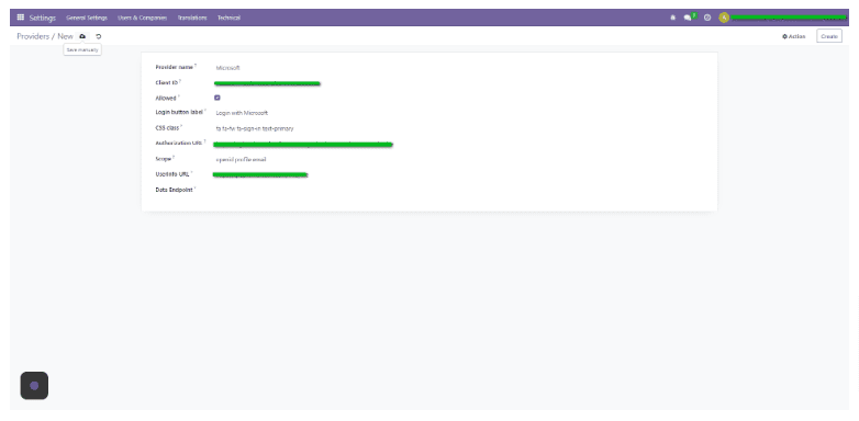 Microsoft SSO Implementation in Odoo - Zehntech