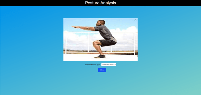 Posture Anomaly Detection AI System Built using Python